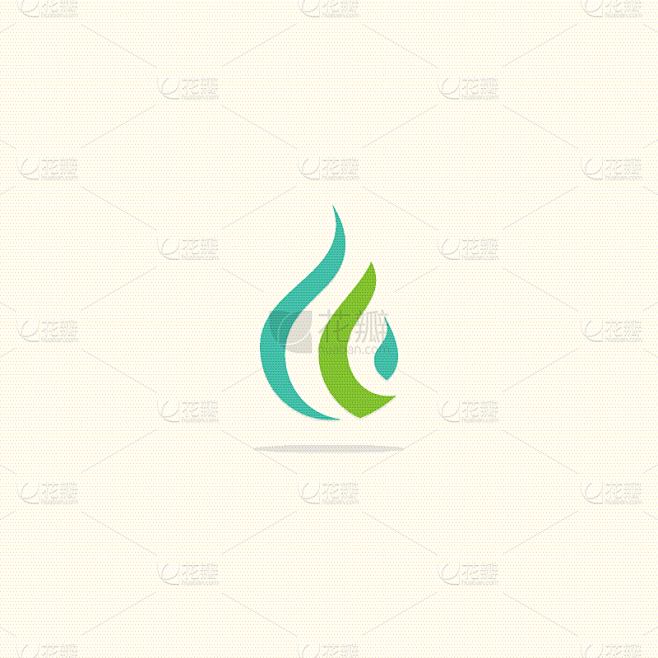 droplet water wave abstract bio logo图片_logo图片素材-花瓣网