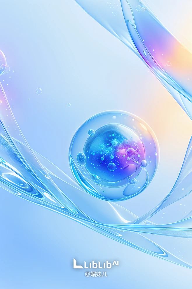 美妆分子泡泡-LoRA-Hongke-LiblibAI图片_成分————科技 大图 结构 AI图片素材-花瓣网