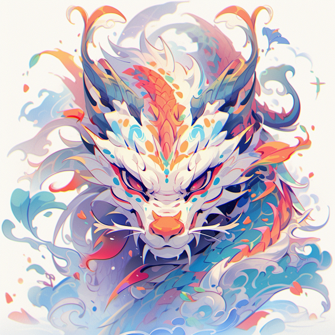 luojiatuandui_666_digital_art_dragon_dragon_illustration_tranqu ...