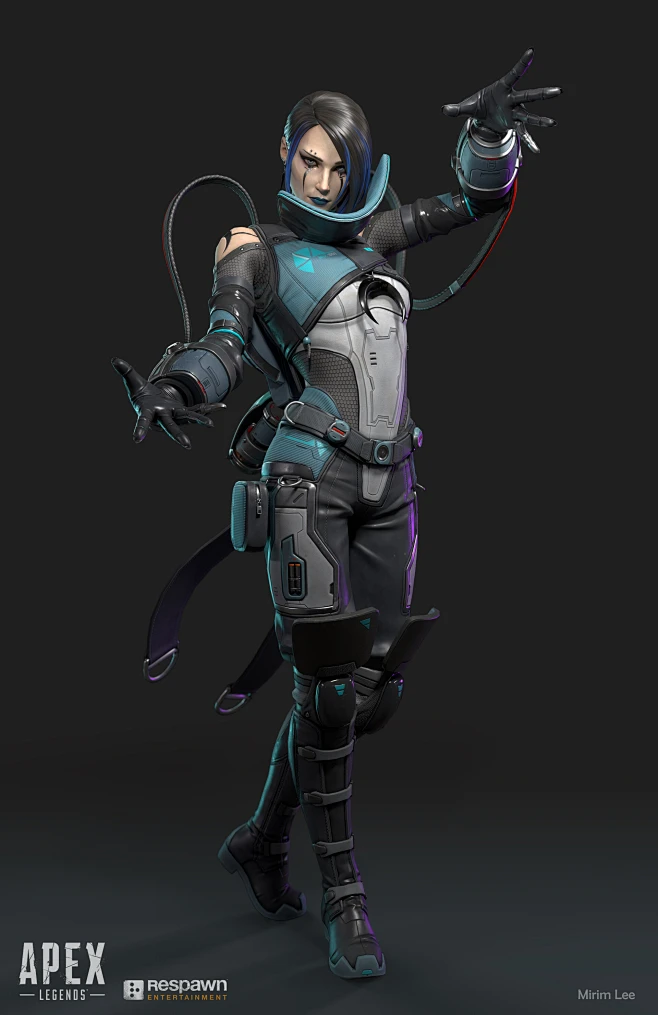 {游戏系列}美国 Apex（UI，角色，场景）-花瓣网