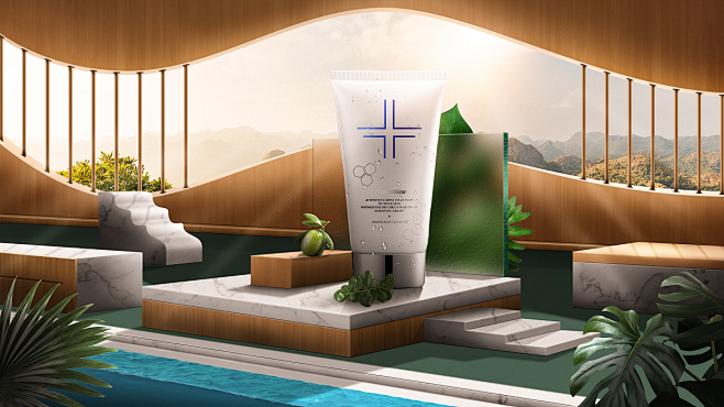 c4d p4d透视空间场景 (1)