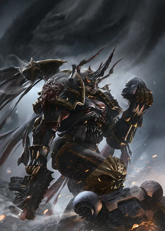 Games Workshop Codex: Black Legion by ukitakumuki on deviantART-花瓣网