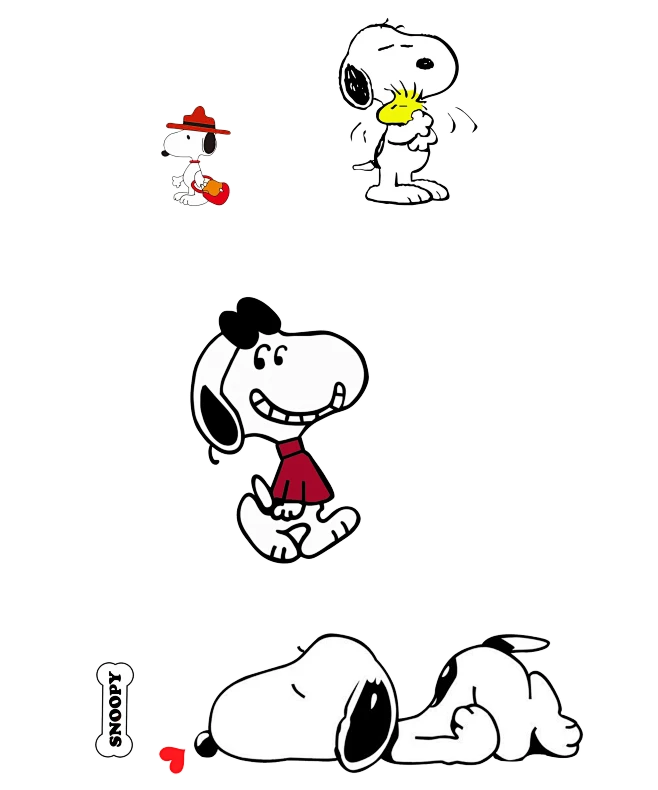 500600卡通史努比 (8)-花瓣网