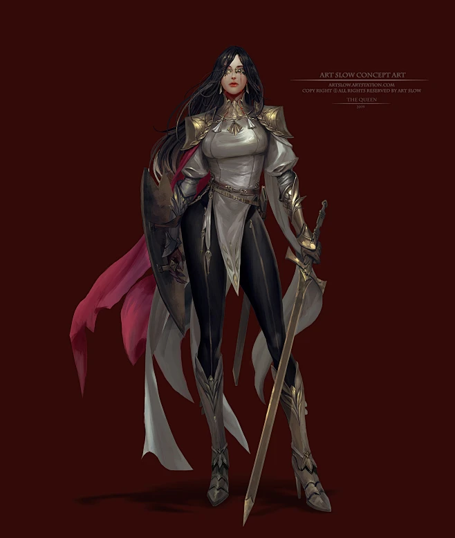 2019 artwork_THE QUEEN-花瓣网