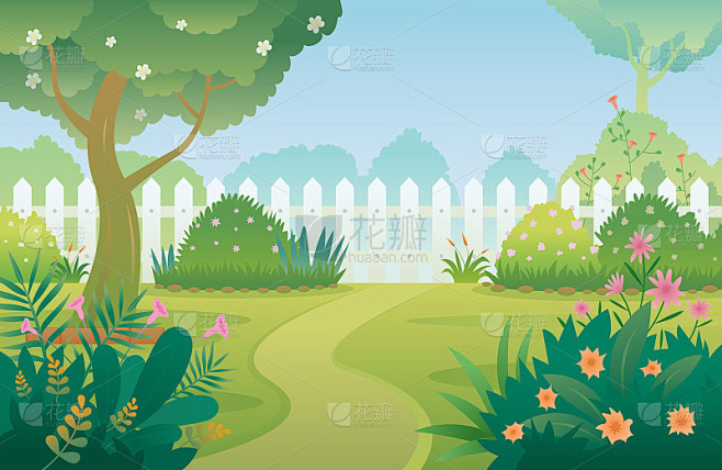 园林花卉背景