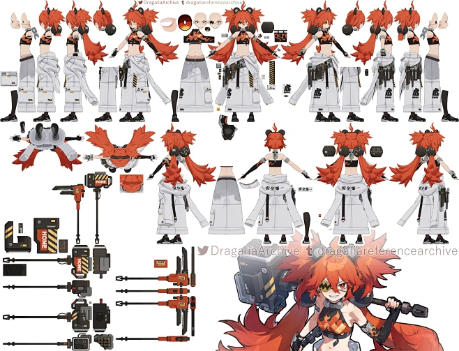 Koleda Belobog model references by DragaliaArchive-花瓣网