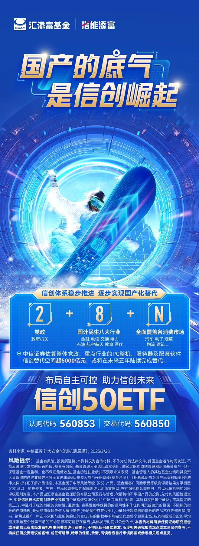 汇添富信创50ETF海报1-花瓣网