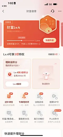 京东金融-财富徽章-Lv6 会员中心 会员页 超级会员 会员等级 VIP会员 VIP等级 会员权益 钻石会员 黄金会员 铂金会员 白银会员 成长体系 @歪歪歪小歪 收藏整理-花瓣网