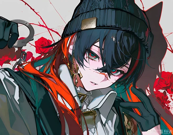 红毛看过了来看看我们的黑毛白毛#动漫男头 #新头像的魅力 #二次元头像 #漫头 #兄弟头像 #男生头像 - 小红书-花瓣网