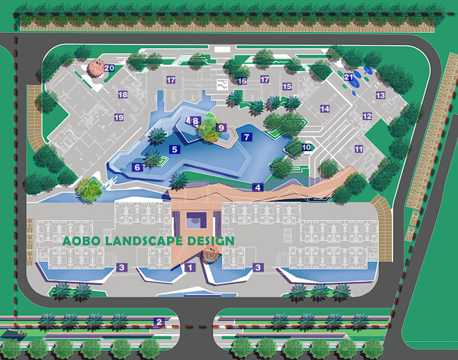 AOBO景观设计草图