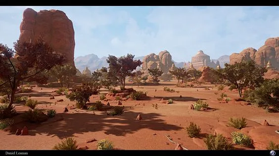 ArtStation - Arid, Daniel Leaman图片_场景 沙漠图片素材-花瓣网