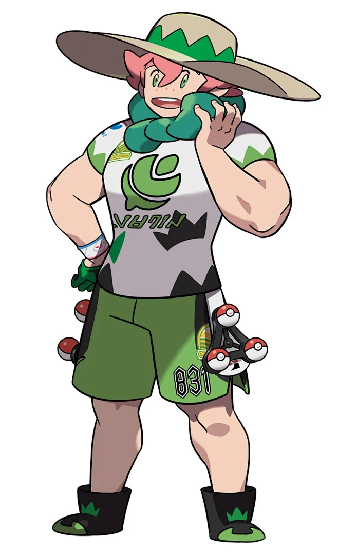 Milo Character Art from Pokémon Sword and Shield-花瓣网