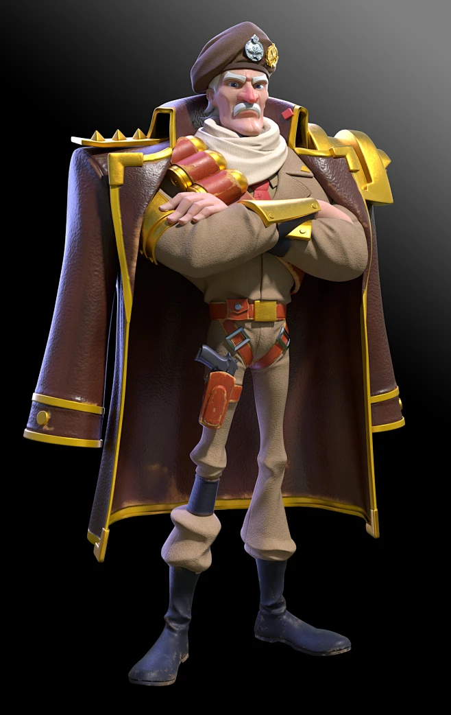 Cartoon General-花瓣网