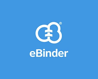 eBinder Logo Design | Logo Design Gallery | LogoFury.com-花瓣网