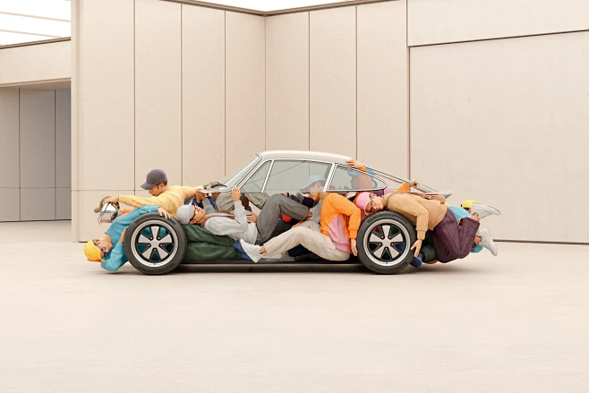 арт digital Character design self portrait automotive 3D 3d scan ...