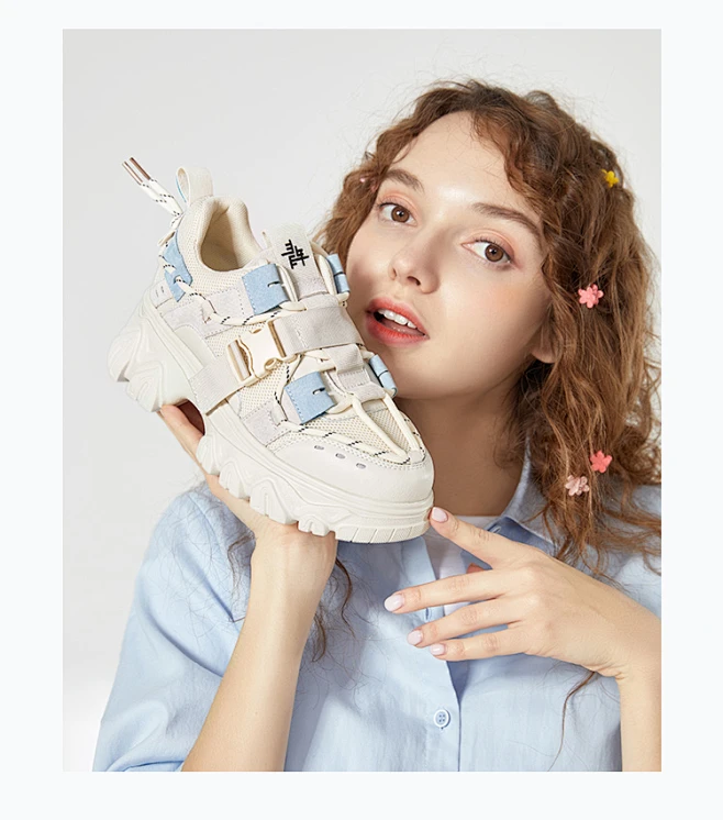 显脚小老爹鞋女2020加绒新款鞋子增高鼻涕鞋运动鞋百搭ins潮女鞋-tmall.com天猫 _摄影—手拿鞋/包模特_T20201211 #率叶 ...