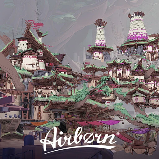 Airborn Showcase - Settlement Sequence, Simon Kopp : Jungle town ...