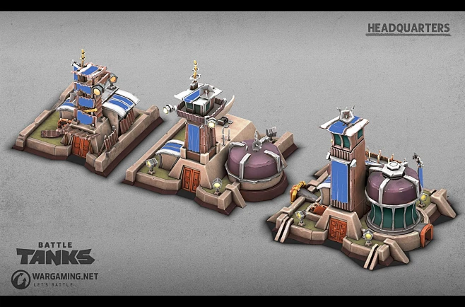 Battle Tanks - Base Buildings-花瓣网