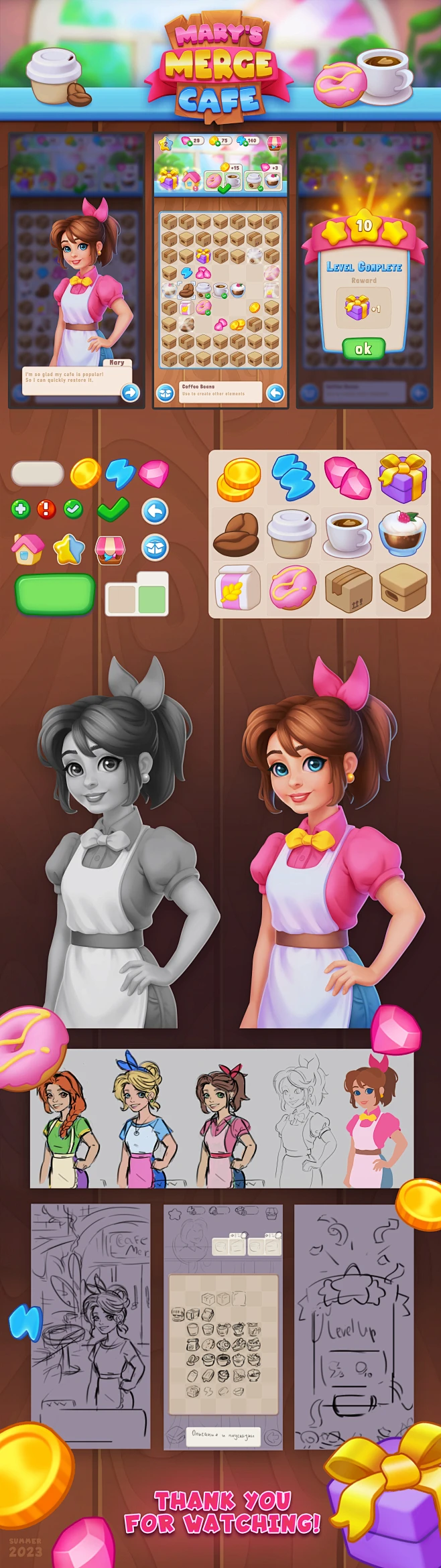 Merge-2 Game Project 2023-花瓣网