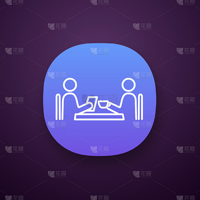 Business lunch icon