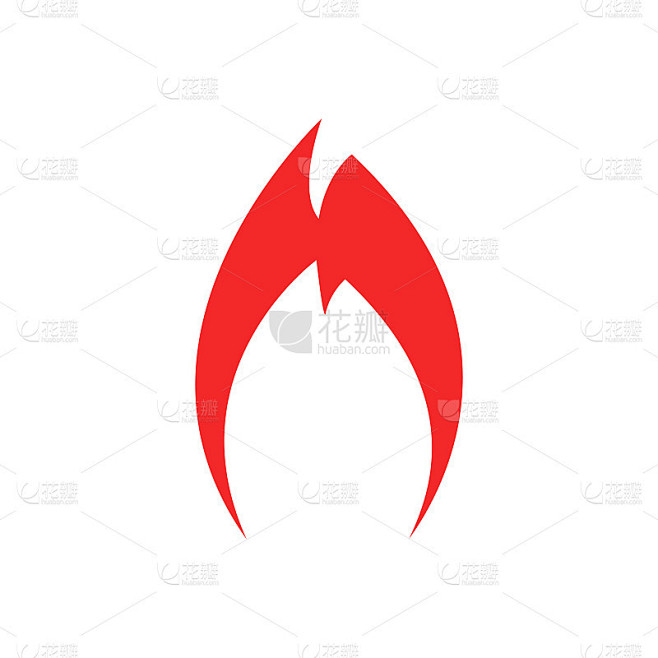 Fire icon. Flame icon sign - stock vector
