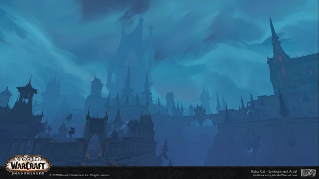 World of Warcraft - Shadowlands - Revendreth Environment Art-花瓣网