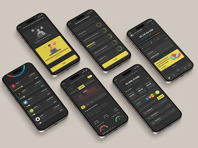 Auto Investing Portfolio Management Mobile App by Extej UI UX Design ...