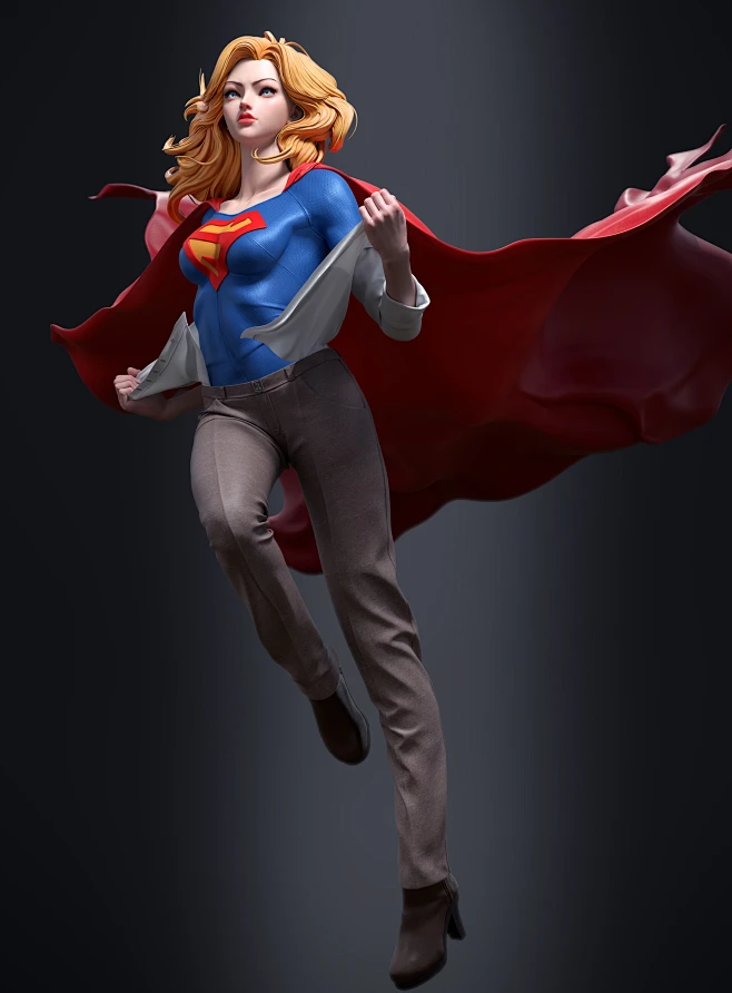 Supergirl, JIANYI Han : Hi, This is my recent personal work. It is ...