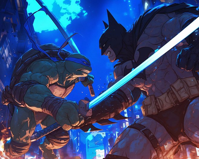 Leonardo Vs Batman httpst