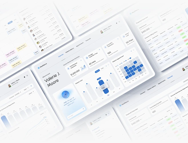 Medical CRM - Saas Dashboard Design| UI/UX Case Study :: Behance-花瓣网