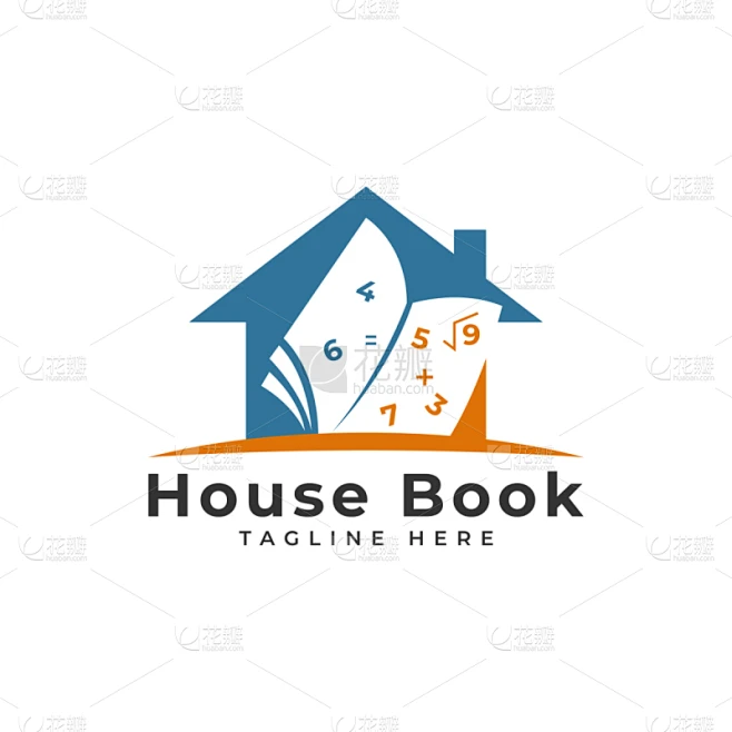 house book learn to count logo icon素材-花瓣网