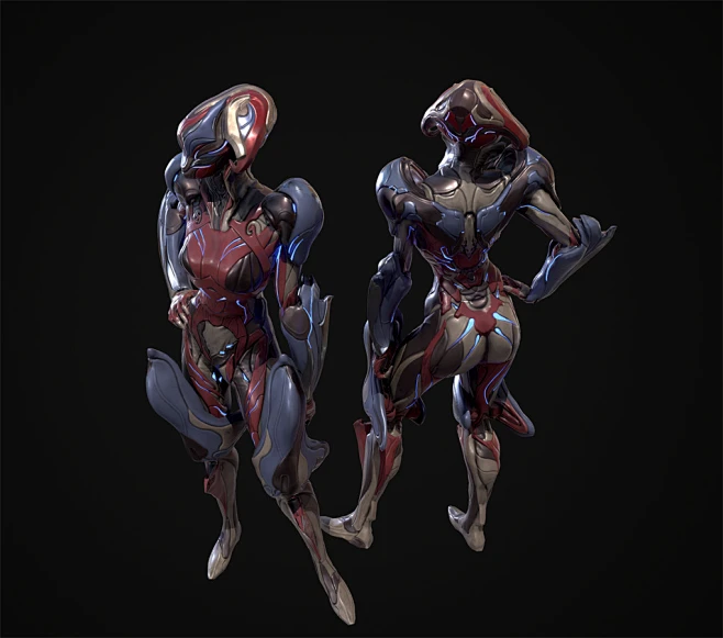 Mirage Sentience: Warframe skins, Kai Du : I designed and created a ...