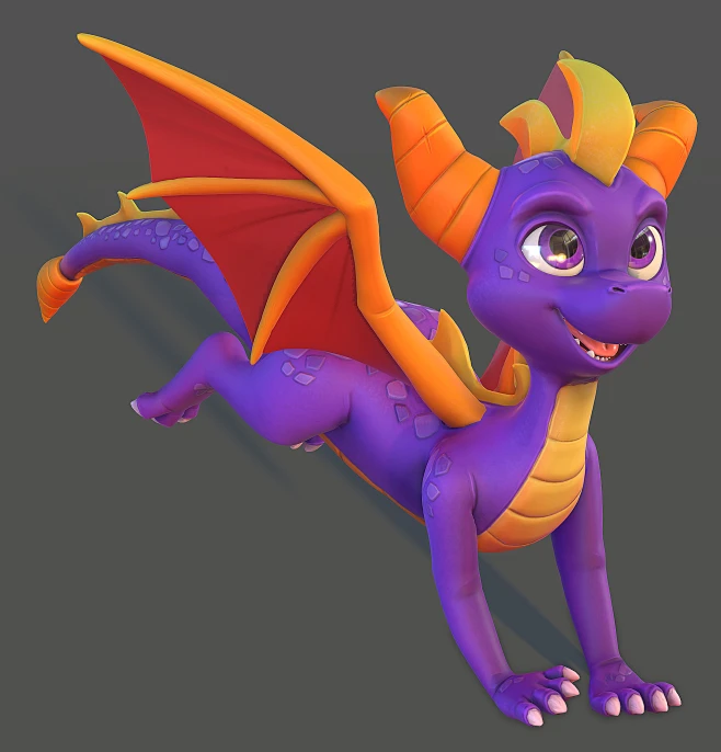 Spyro (unofficial), Jacob Ovrick : Just a fan model of Spyro I did ...