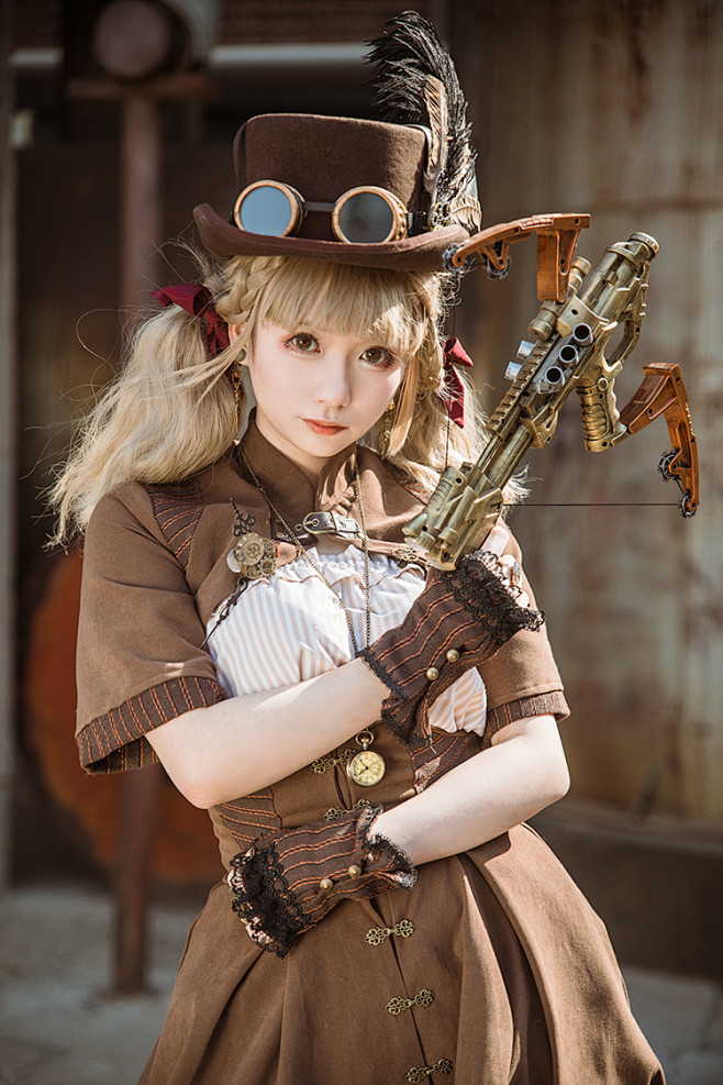 熠先生的蒸汽大陆Mr.Yi’s Steamland 夏季涤棉白咖条纹吊带上衣-淘宝网