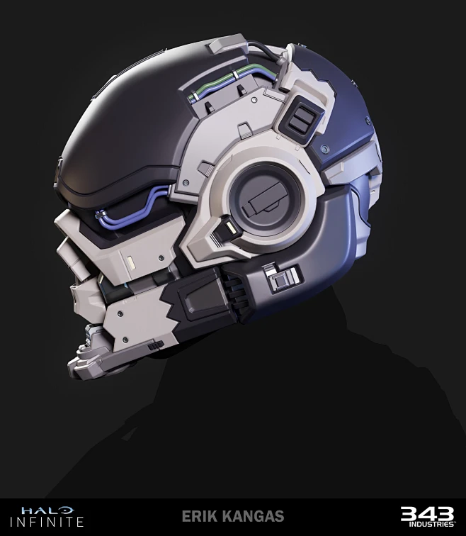 Halo Infinite - LOCUS 头盔 - 第 2 季 Lone Wolves-花瓣网