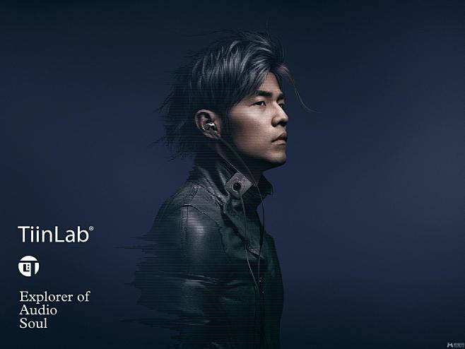 周杰伦代言《Tiinlab》耳机写真大片_明星_美桌网