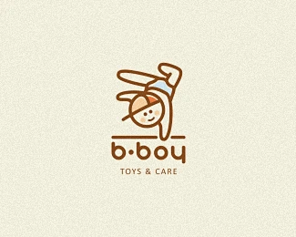 Logo Design - b-boy-花瓣网
