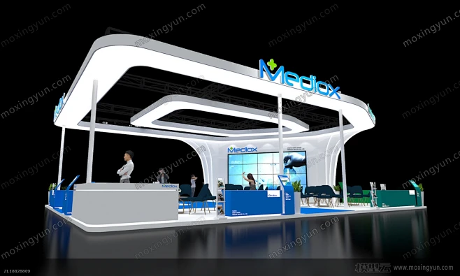 Mediox医疗器械展览展示展台模型展览模型-花瓣网