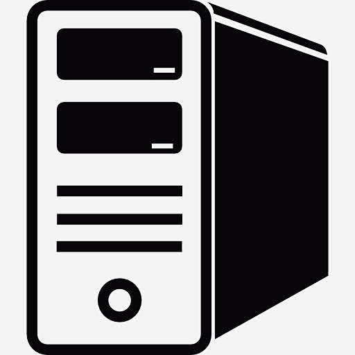 电脑机箱图标 https://88ICON.com 电脑 技术 案例 塔 服务器