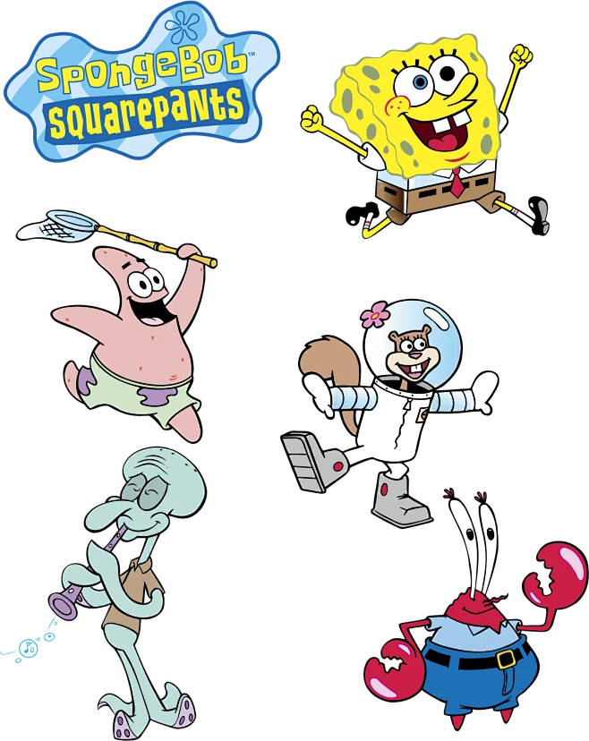 Spongebob-Squarepants-Nickelodeon-Transparent-花瓣网