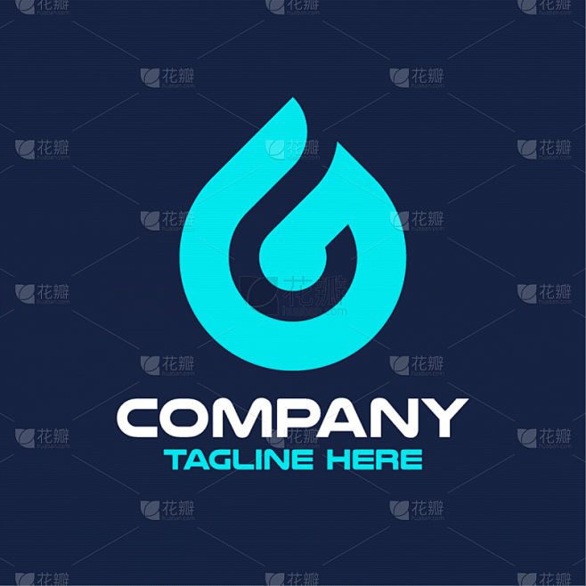 modern gas and letter g logo