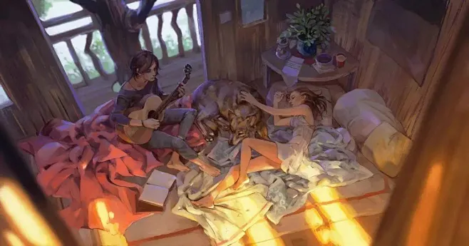 美籍华裔画师 Aliya Chen(陈莉莉) 笔下唯美柔和的作品 画师 / Aliya Chen 图片来源 / ArtStation-花瓣网