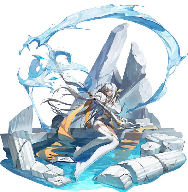 挑了几张我超爱的白夜极光立绘，篇幅有限Orz 大部分只能放二阶段立绘了