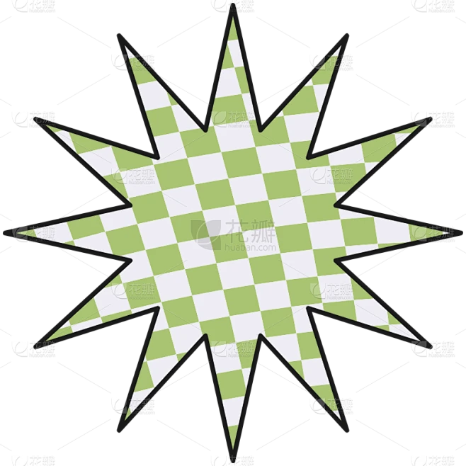 Star Shape Sticker素材-花瓣网