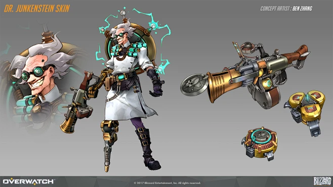 Baptiste concept art, Ben Zhang : Here are few concept pieces for OW's ...