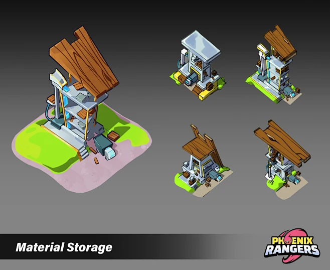 Phoenix Rangers - Base Buildings-花瓣网