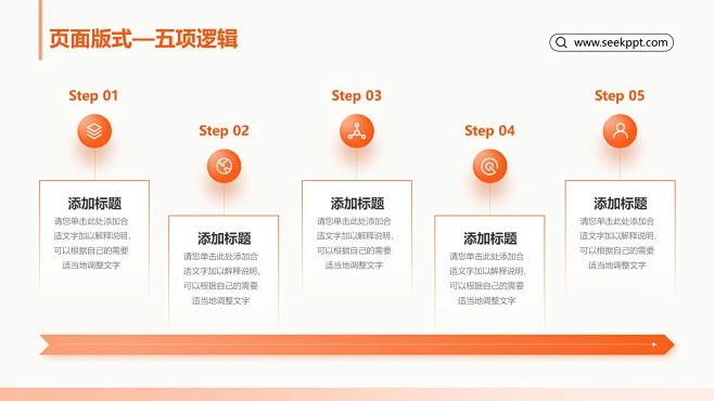 页面版式丨五项逻辑_SEEKPPT-花瓣网