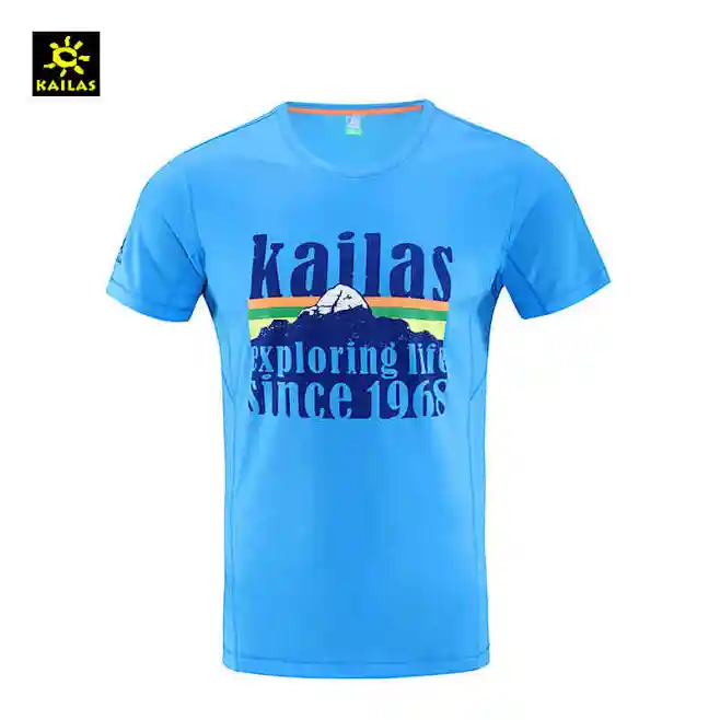 14春夏新品KAILAS凯乐石户外男排汗短袖速干圆领T恤KG710149-tmall.com天猫-花瓣网