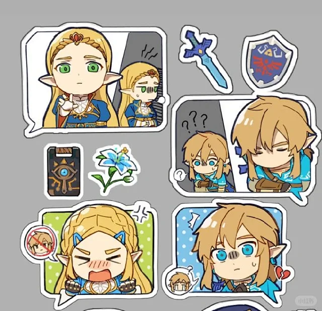 塞尔达贴纸 - 小红书搜索-花瓣网
