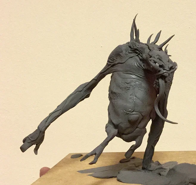 Monster Concept Sketch Plasticine-花瓣网